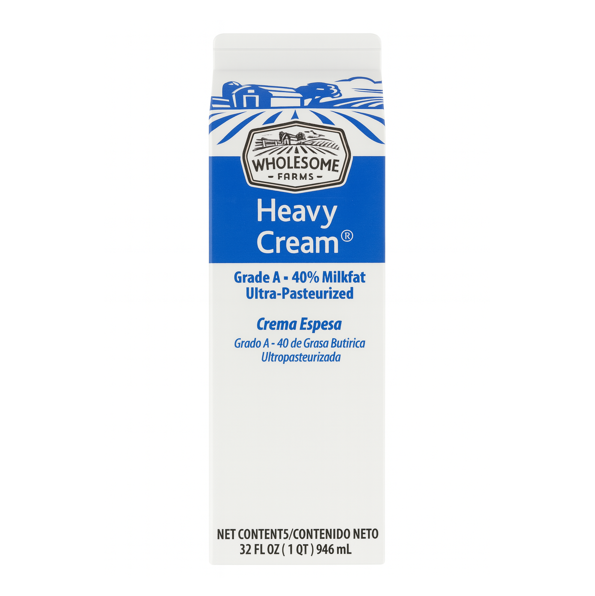 HEAVY CREAM 40% MILKFAT - WHOLESOME FARM – West Lake Foods