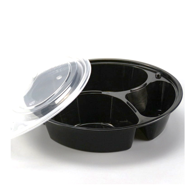 ROUND CONTAINER MICRO 33OZ 3 COMPARTMENTS 9333B – West Lake Foods